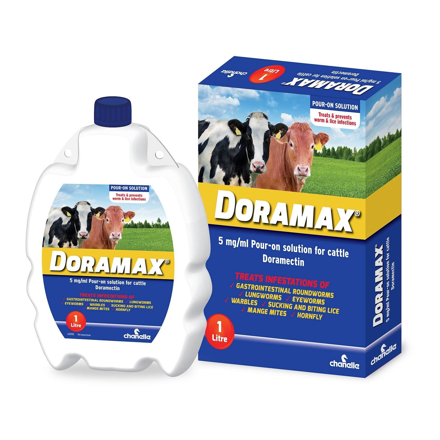 Chanelle Doramax 5 Mg/Ml Pour On Solution – Ashurst Equestrian & Country